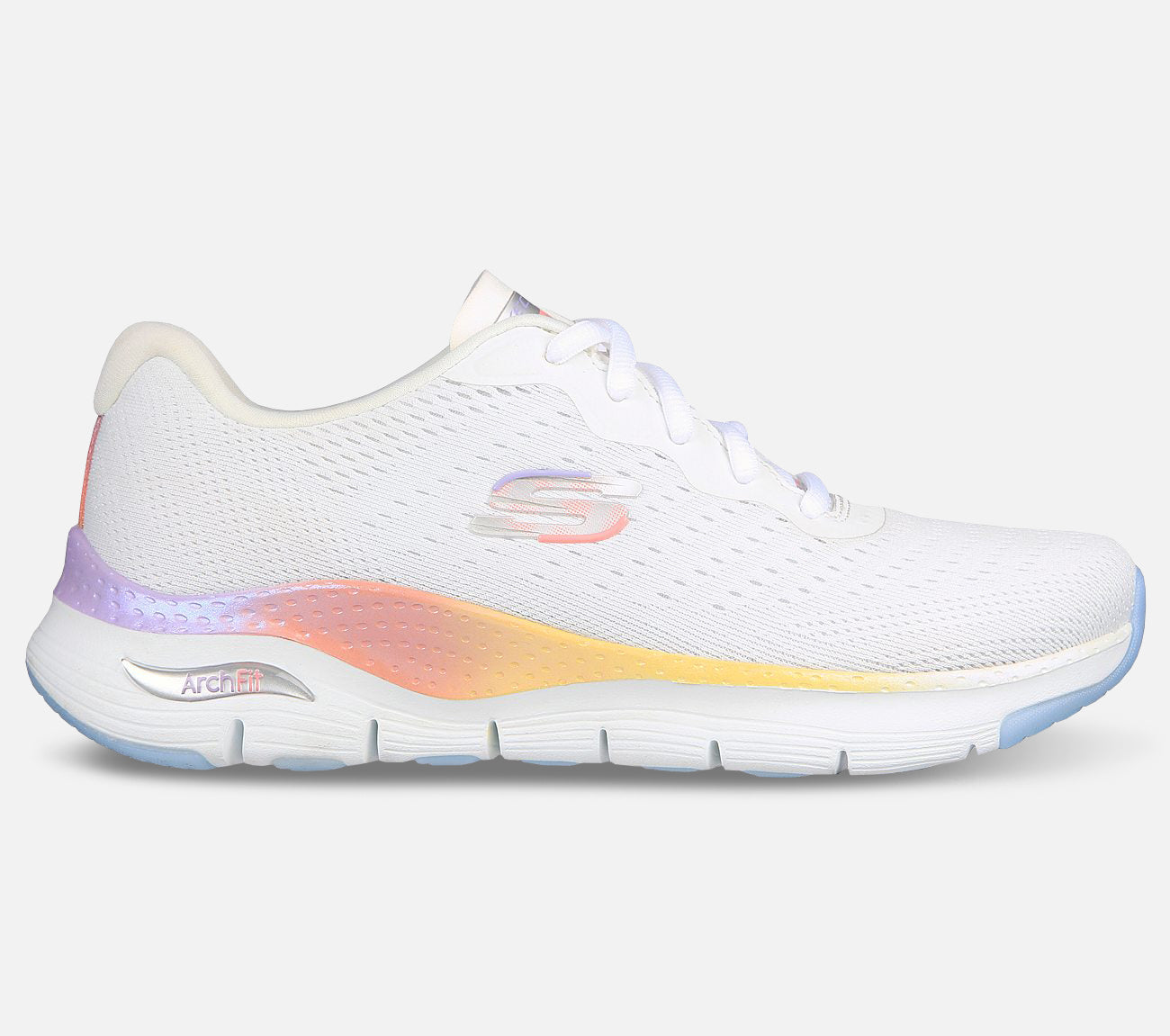Arch Fit - Power Step | Vit damsneaker - Köp online här – Skechers.se
